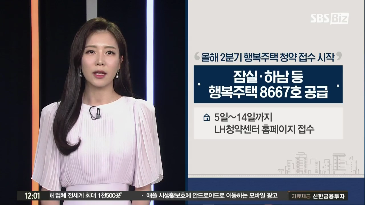 LH, 2분기 행복주택 8,667 가구 청약 접수 실시 - SBS Biz