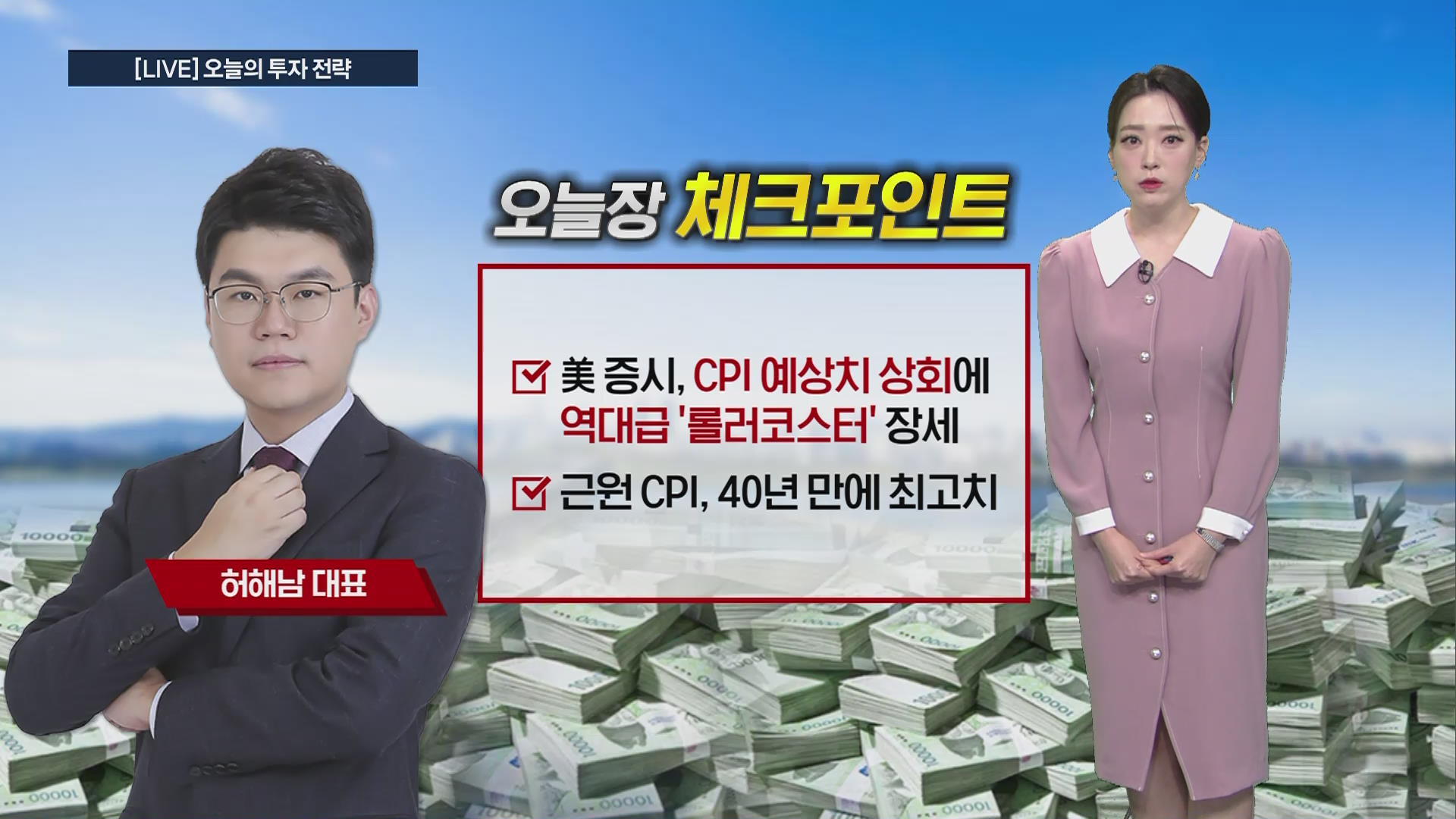 [시황중계 오전 장 투자전략] 美 9월 CPI 예상치 상회에 역대급 ‘롤러코스터’ 장세…국내 증시 여파는? - SBS Biz
