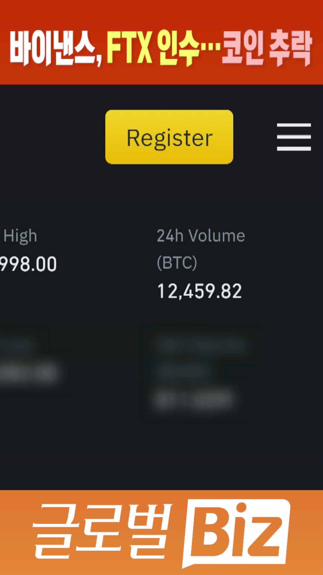 [숏폼] 바이낸스, FTX 인수…코인 추락 - SBS Biz