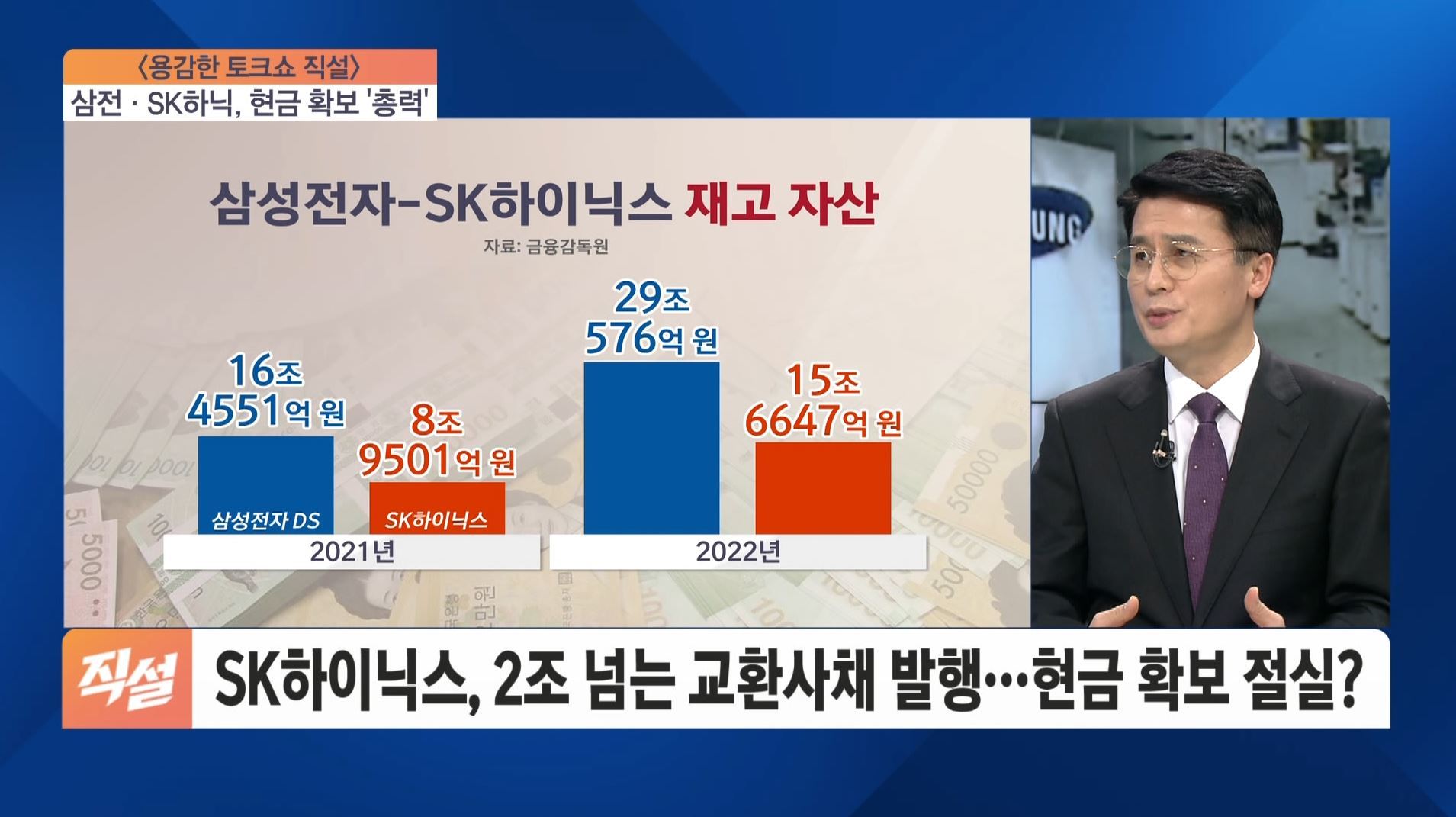 SK하이닉스, 2조 넘는 교환사채 발행…삼전·SK하닉, 현금 확보 '총력' - SBS Biz
