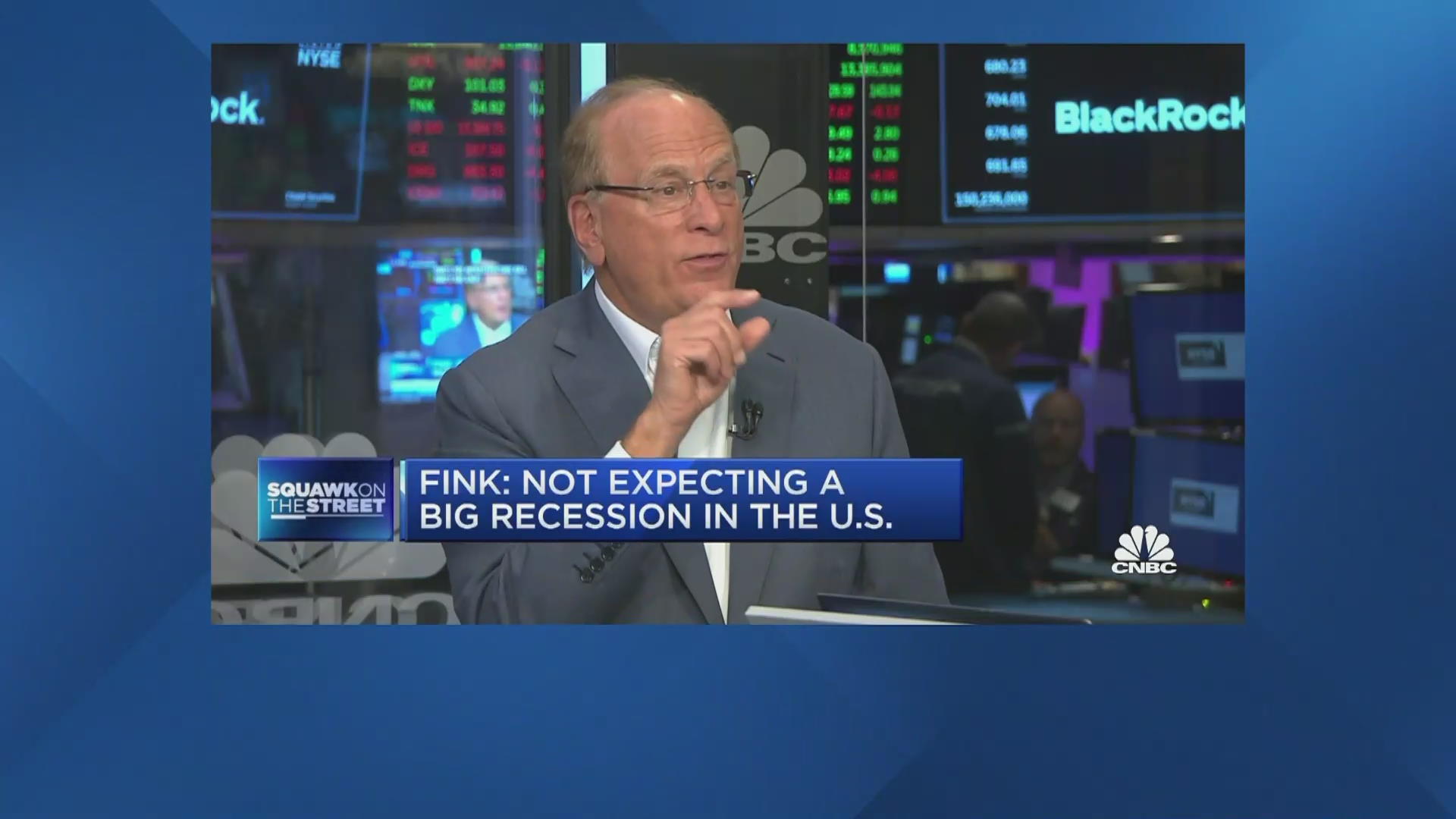 [모닝 인사이트] 블랙록 CEO "美, 큰 경기침체에 빠지지 않을 것" - SBS Biz