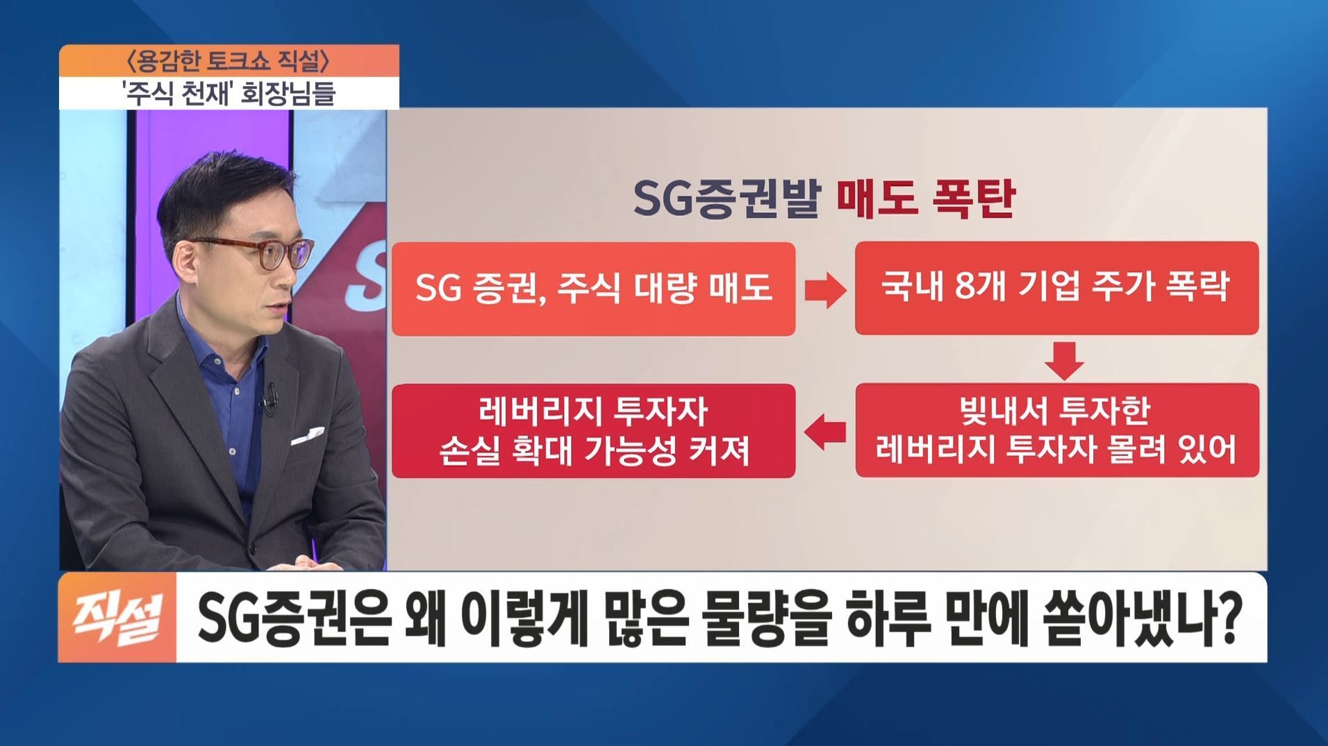 SG발 주가 폭락 사태, 8종목…왜 타깃이 됐나? - SBS Biz