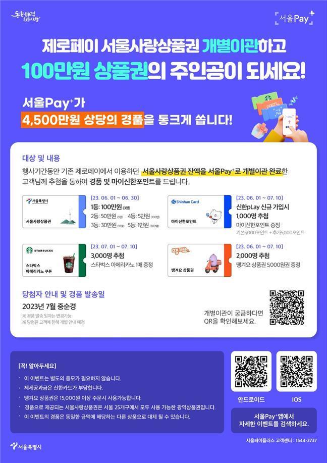 제로페이 잔액, '여기' 옮기면…최대 100만원 상품권 - SBS Biz