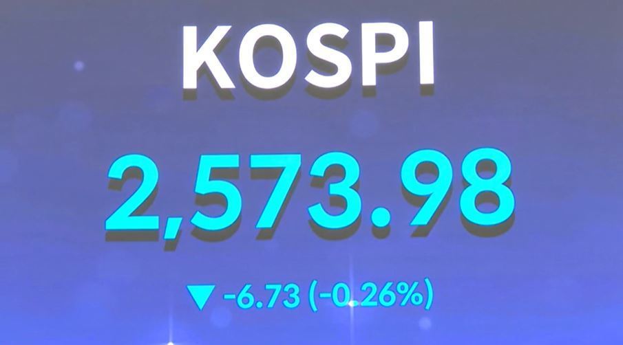 코스피, 닷새째 하락 2570선 후퇴…환율 한달래 최고치 - SBS Biz