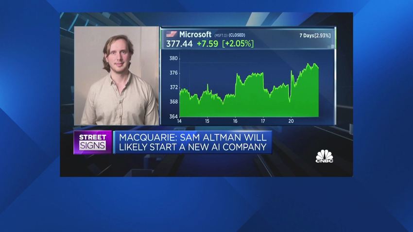 맥쿼리그룹 "오픈AI 상황 어떻게 전개되든 MS에 긍정적" - SBS Biz