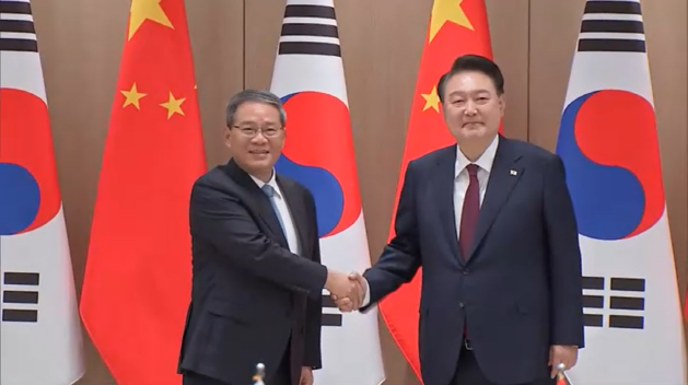 韓中日 정상회담 개최…韓中 FTA·韓日 '라인' 협의 - SBS Biz