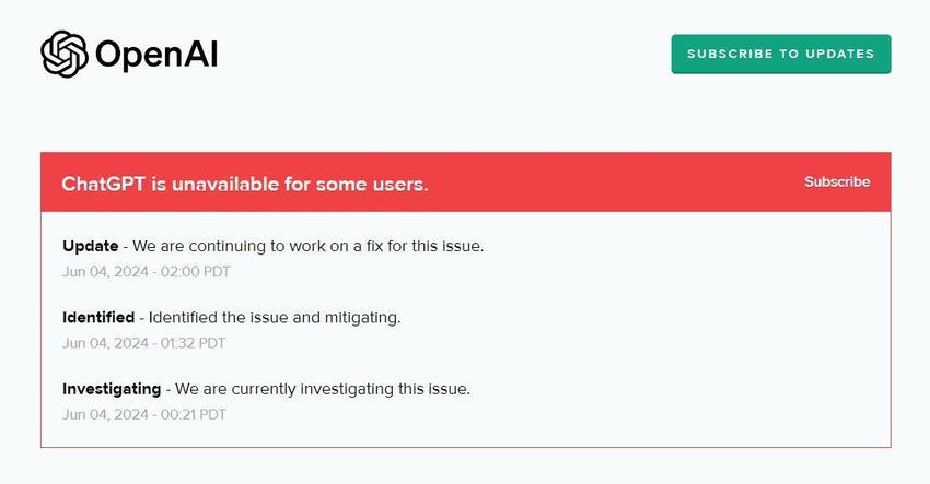 챗GPT, 우리나라 포함 세계 곳곳서 접속 장애 - SBS Biz
