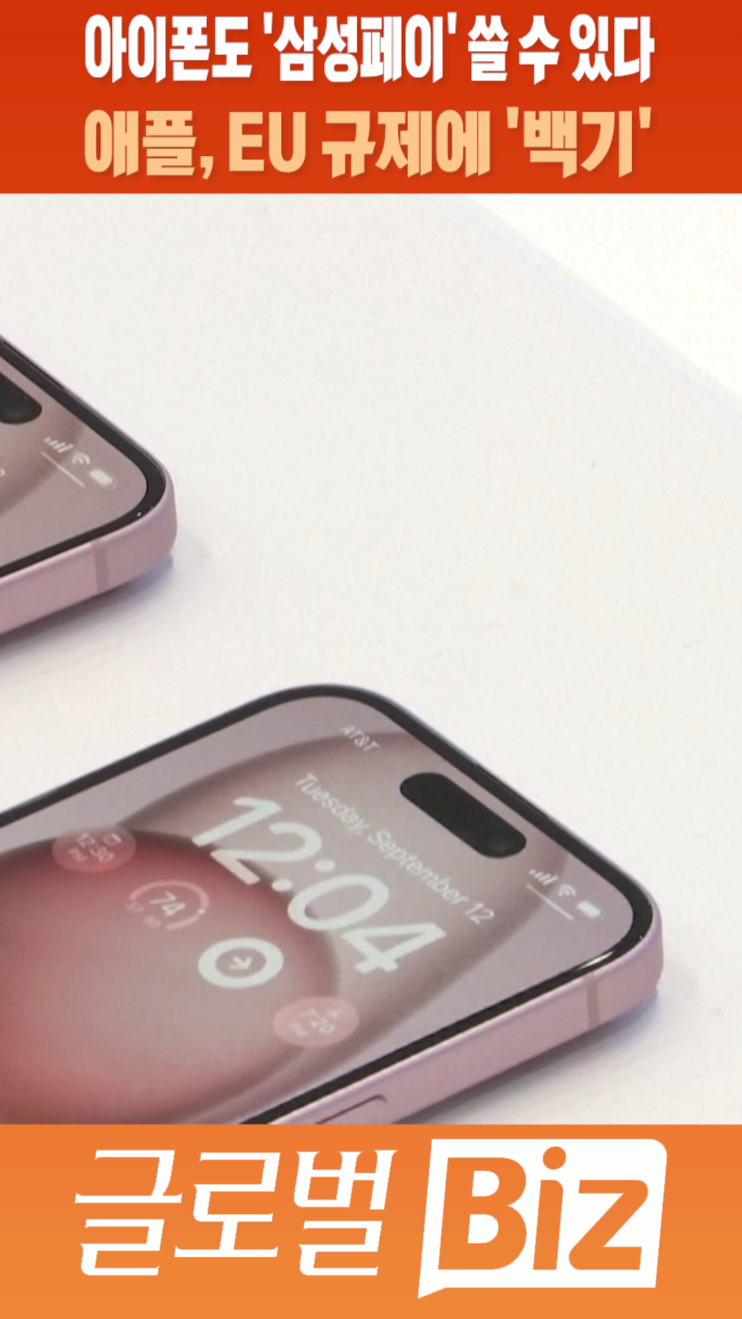 [숏폼] 아이폰도 '삼성페이' 쓸 수 있다 애플, EU 규제에 '백기' - SBS Biz