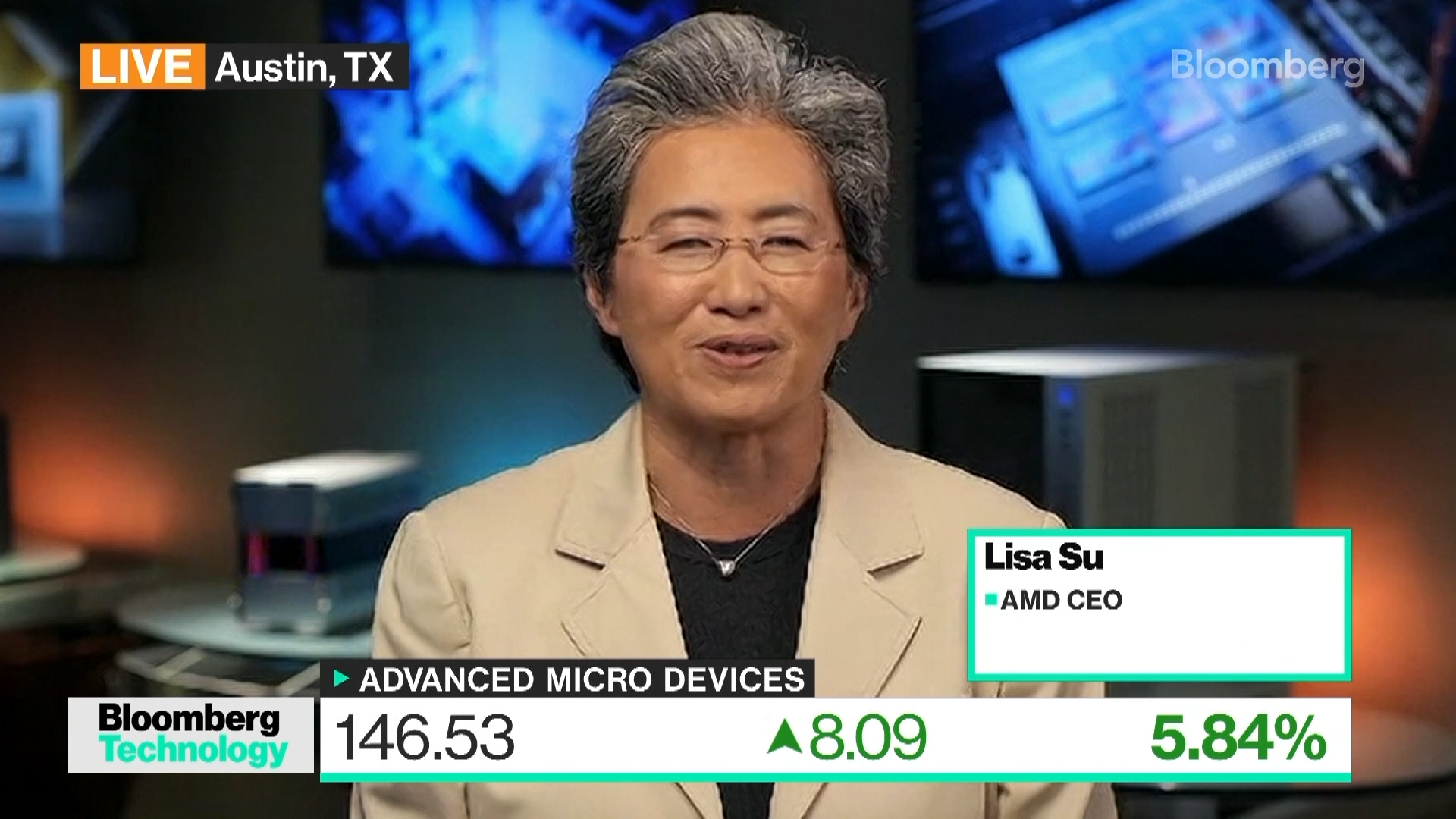 [부자들의 투자노트] AMD 리사 수 "올해 하반기에 대해 낙관적" - SBS Biz