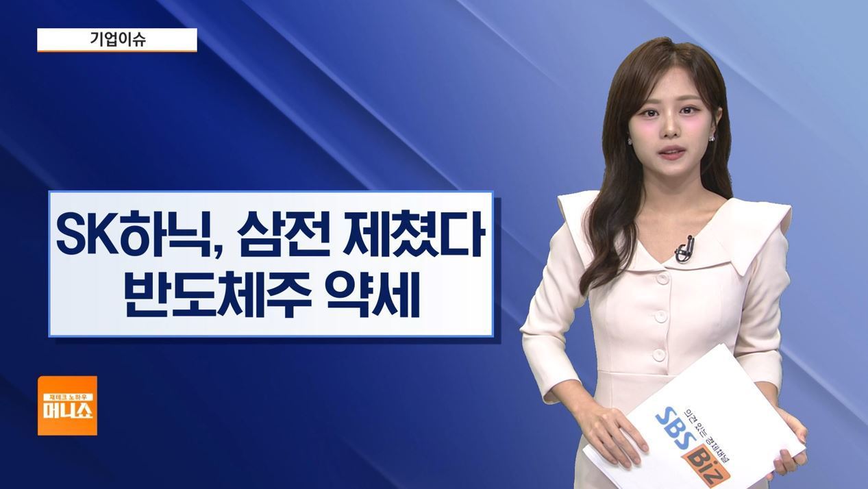 [기업이슈] SK하이닉스, 최대 실적에도 불구하고 반도체주 약세 - SBS Biz