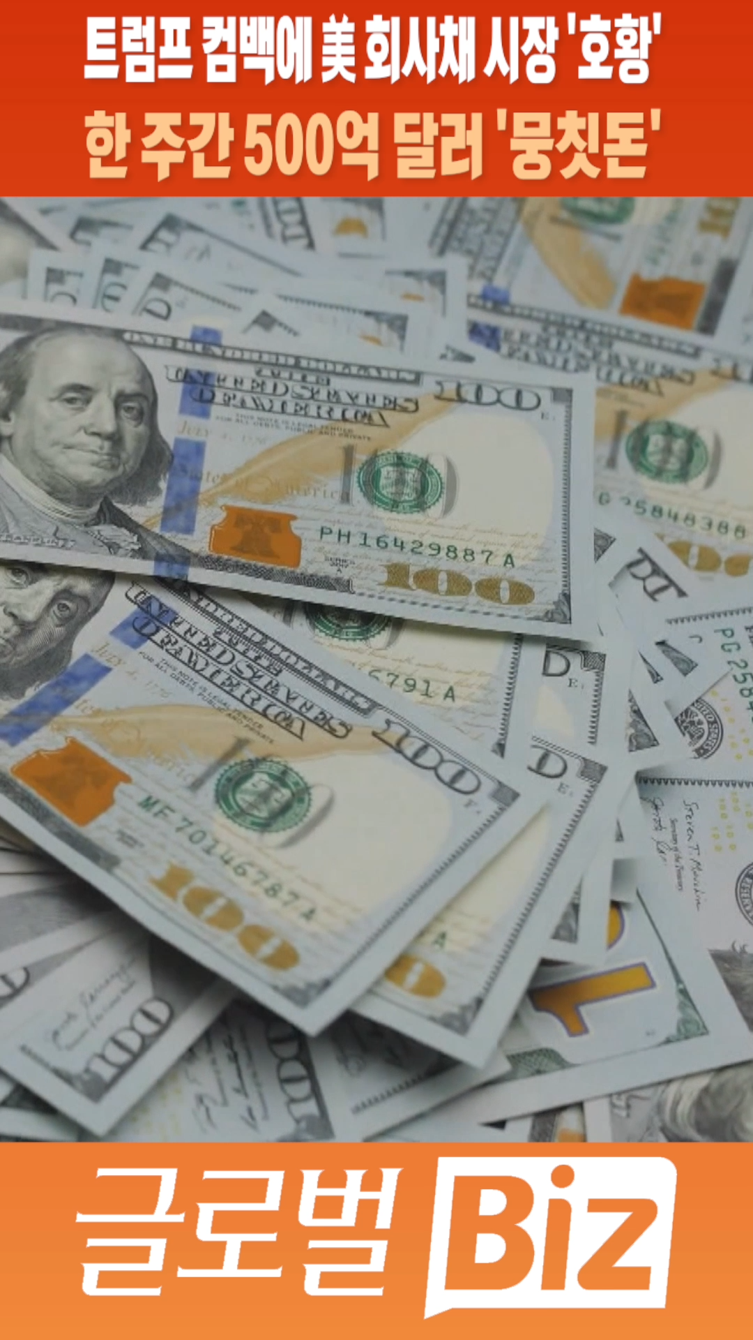 [숏폼] 트럼프 컴백에 美 회사채 시장 '호황' 한 주간 500억 달러 '뭉칫돈' - SBS Biz
