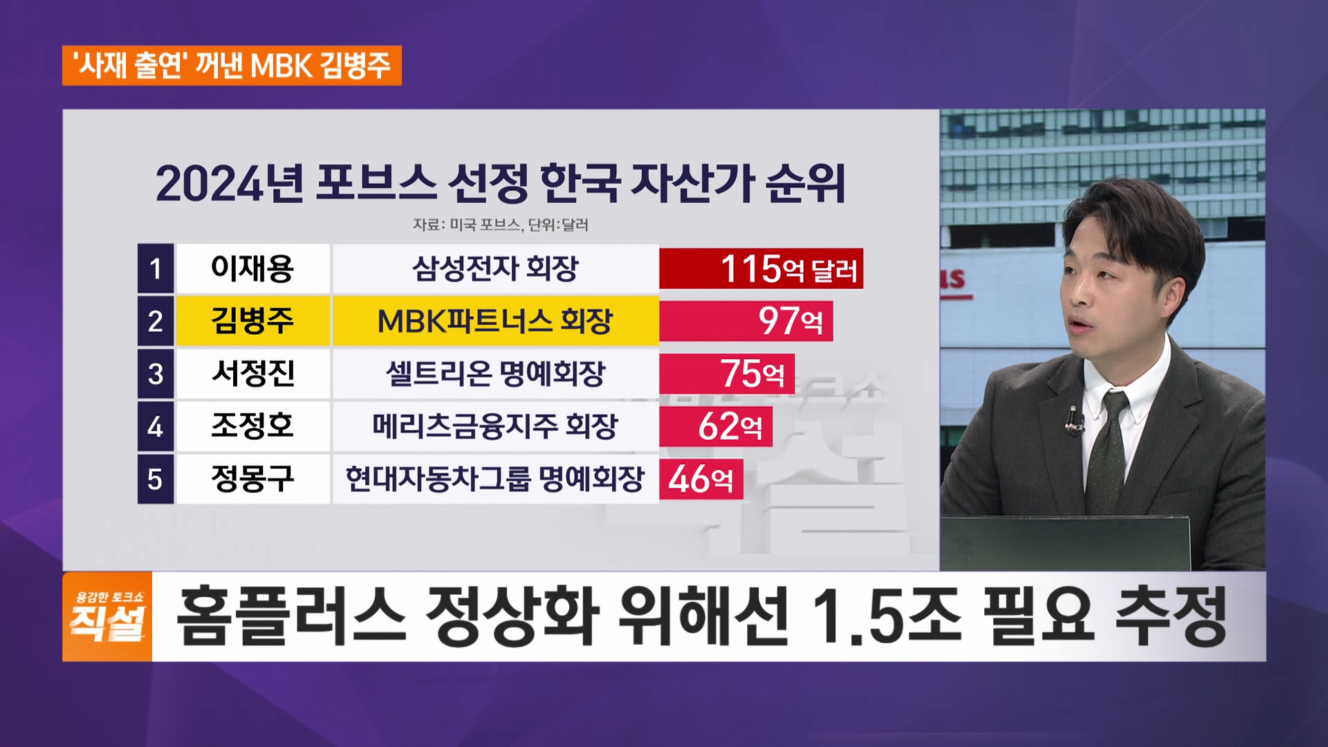 '사재 출연' 꺼낸 MBK 김병주…홈플러스 노조 강력 반발 - SBS Biz