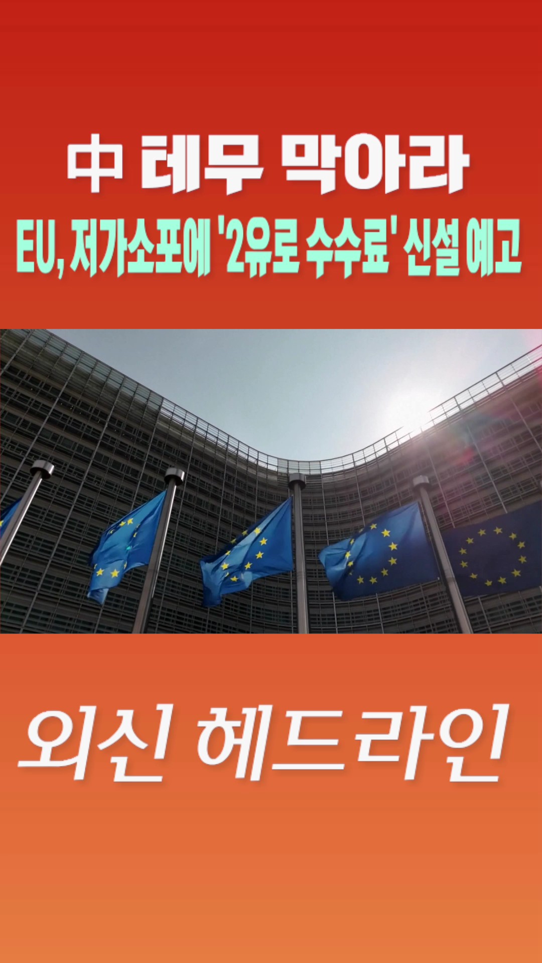 [숏폼] 中 테무 막아라 EU, 저가소포에 '2유로 수수료' 신설 예고 - SBS Biz
